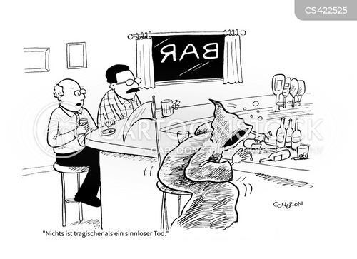 Cartoons und Karikaturen mit Tragischer Tod