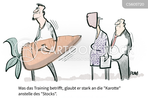 Cartoons und Karikaturen mit Belohnungsbasiertes Training