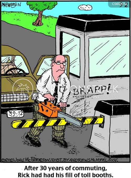 Toll Evasion Cartoons and Comics - funny pictures from CartoonStock