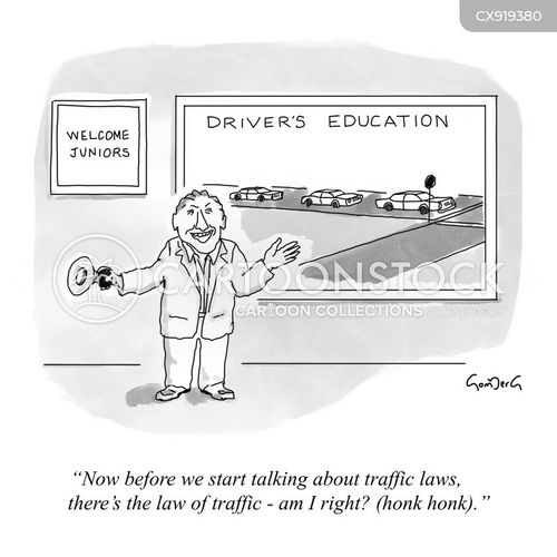 Driving Theory Tests Cartoons and Comics - funny pictures from CartoonStock