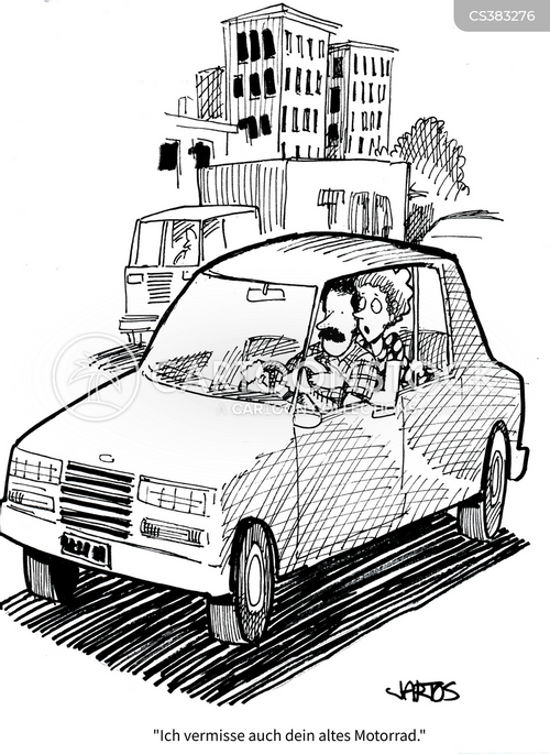 Cartoons und Karikaturen mit Alter Motor