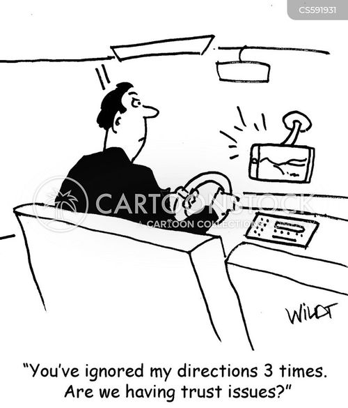Sat Nav System Cartoons and Comics - funny pictures from CartoonStock