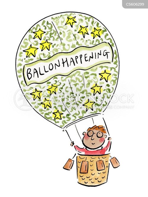 Balloon Adventure Cartoons and Comics - funny pictures from CartoonStock
