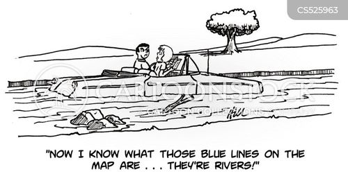 Map Reading Cartoons and Comics - funny pictures from CartoonStock