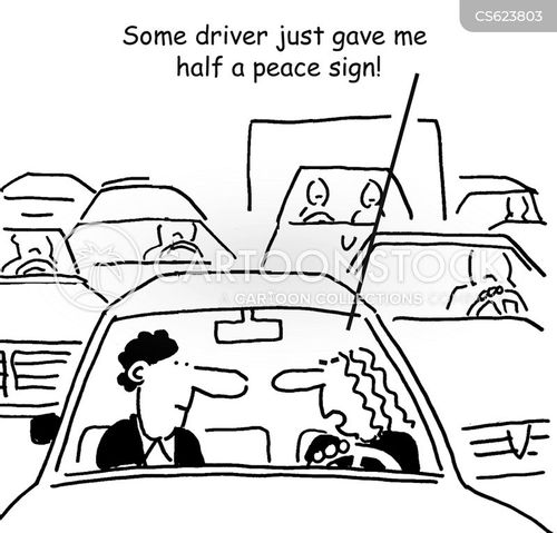 Peace Gesture Cartoons and Comics - funny pictures from CartoonStock