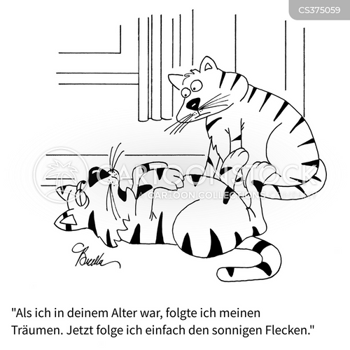 Cartoons und Karikaturen mit Sonnige Flecken