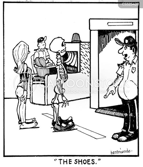 Tsa Checkpoint Cartoons and Comics - funny pictures from CartoonStock