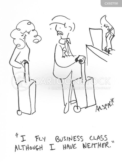 Business Class Cartoons and Comics - funny pictures from CartoonStock