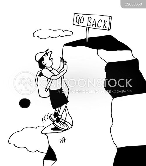 Avoiding Risk Cartoons and Comics - funny pictures from CartoonStock