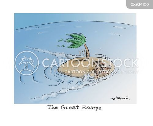 Polite Escape Cartoons and Comics - funny pictures from CartoonStock