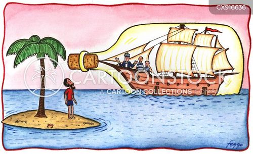 Castaway Island Cartoons and Comics - funny pictures from CartoonStock