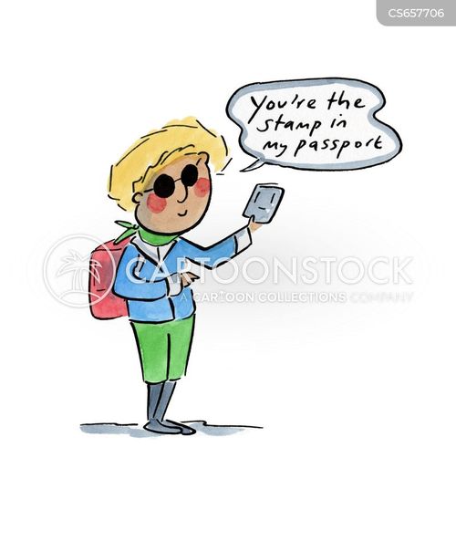 Passport Cartoons and Comics - funny pictures from CartoonStock