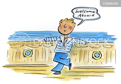 Embarkation Cartoons and Comics - funny pictures from CartoonStock