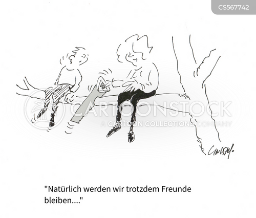 Cartoons und Karikaturen mit Trennungen