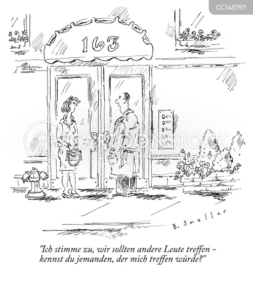 Cartoons und Karikaturen mit Beziehungsenden