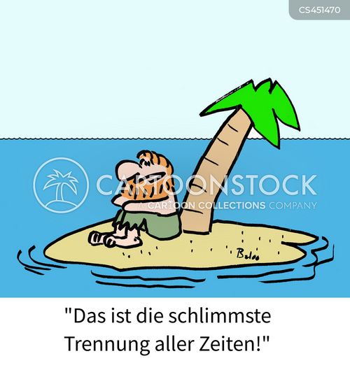 Cartoons und Karikaturen mit Trennungen