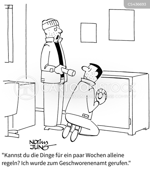 Cartoons und Karikaturen mit Tresorknacker