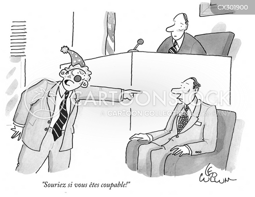 Dessins humoristique et caricaturés avec Blague Juridique