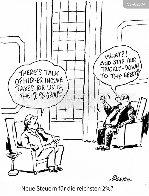Cartoons und Karikaturen mit Neue Steuern