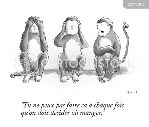 Dessins humoristique et caricaturés avec Ne Rien Voir De Mal