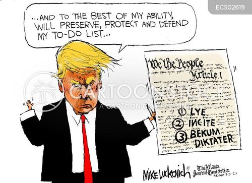 Presidential Oath Cartoons and Comics - funny pictures from CartoonStock