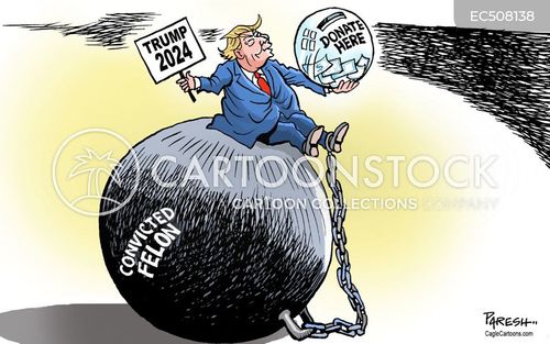 Campaign Felon Cartoons and Comics - funny pictures from CartoonStock