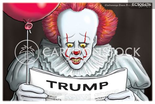 Trump Clown Cartoons and Comics - funny pictures from CartoonStock