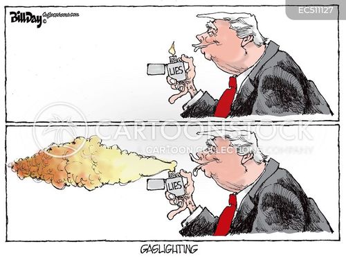 Gaslighting Cartoons and Comics - funny pictures from CartoonStock