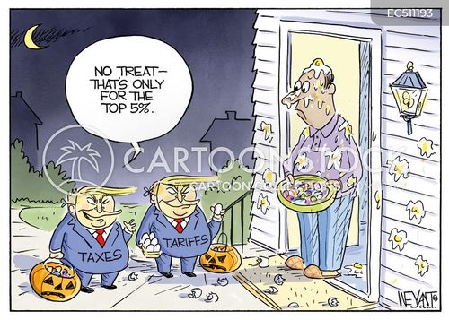 Tax Tariffs Cartoons and Comics - funny pictures from CartoonStock