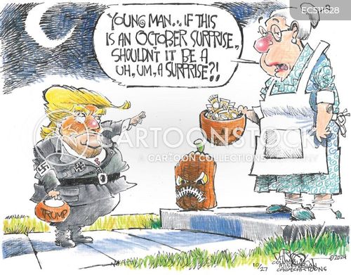 October Surprise Cartoons and Comics - funny pictures from CartoonStock