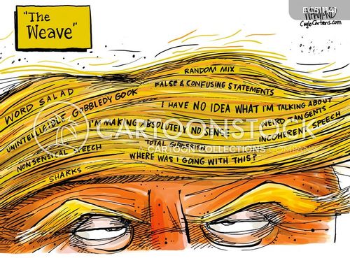 Trump Weave Cartoons and Comics - funny pictures from CartoonStock