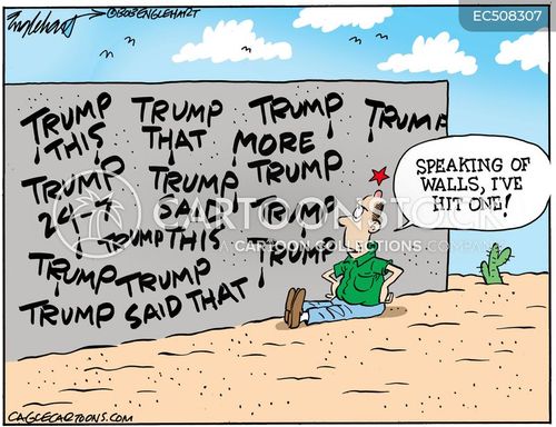 Hit The Wall Cartoons and Comics - funny pictures from CartoonStock