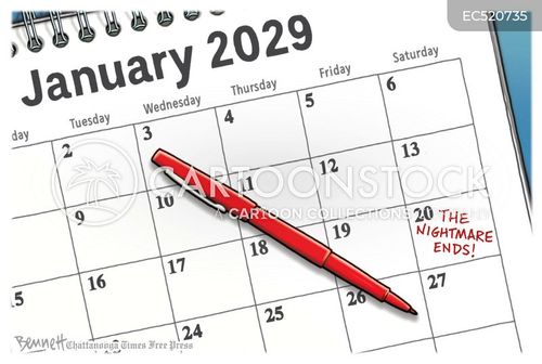 End Of January Cartoons and Comics - funny pictures from CartoonStock