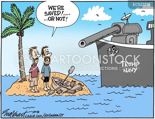 Trump Navy Cartoons and Comics - funny pictures from CartoonStock
