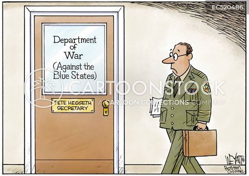 Secretary Hegseth Cartoons and Comics - funny pictures from CartoonStock