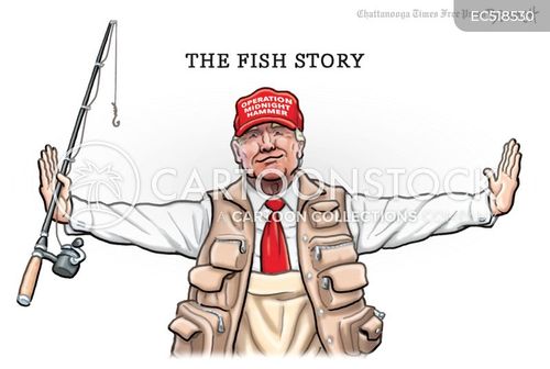 Fish Story Cartoons and Comics - funny pictures from CartoonStock
