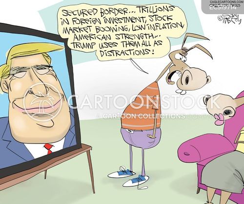 Secured Border Cartoons and Comics - funny pictures from CartoonStock