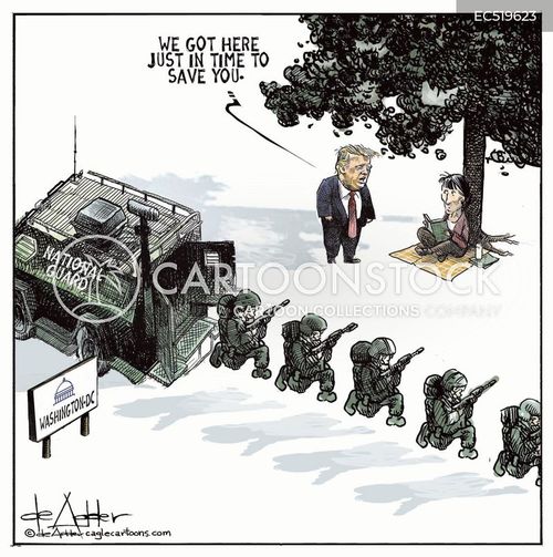Trump And National Guard Cartoons and Comics - funny pictures from ...