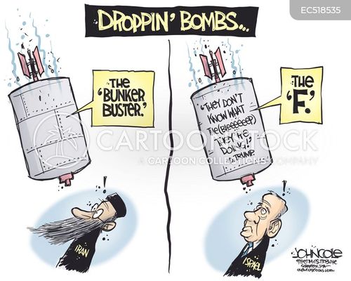 Dropping Bombs Cartoons and Comics - funny pictures from CartoonStock