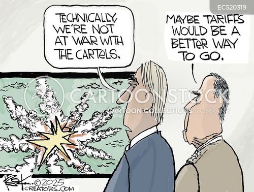 Leaders At War Cartoons and Comics - funny pictures from CartoonStock
