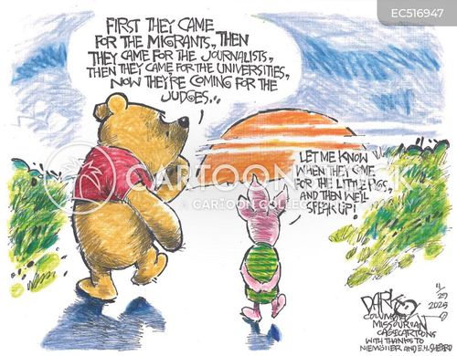 First They Came Cartoons and Comics - funny pictures from CartoonStock