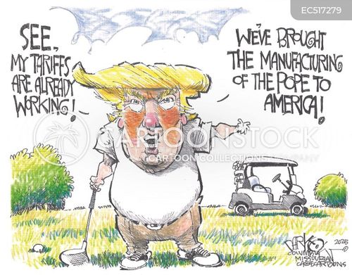 Tariff Policies Cartoons and Comics - funny pictures from CartoonStock