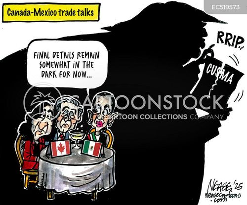 Usmca Cartoons and Comics - funny pictures from CartoonStock