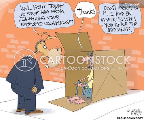 Homeless Camp Cartoons and Comics - funny pictures from CartoonStock