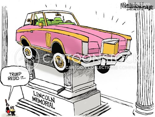 Trump Vandalizing Landmark Cartoons and Comics - funny pictures from ...