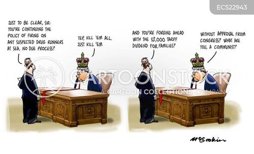 Imperial Presidency Cartoons and Comics - funny pictures from CartoonStock