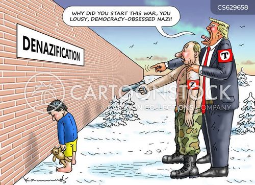 Denazification Cartoons and Comics - funny pictures from CartoonStock