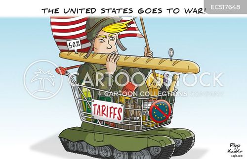 Economic Disputes Cartoons and Comics - funny pictures from CartoonStock