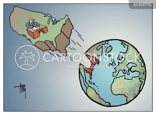 Diplomatic Isolation Cartoons and Comics - funny pictures from CartoonStock