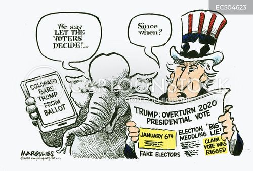 Insurrection Clause Cartoons and Comics - funny pictures from CartoonStock